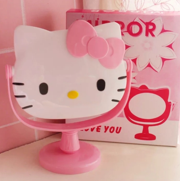 Hello Kitty | Makeup | Hello Kitty Stand Mirror | Poshmark